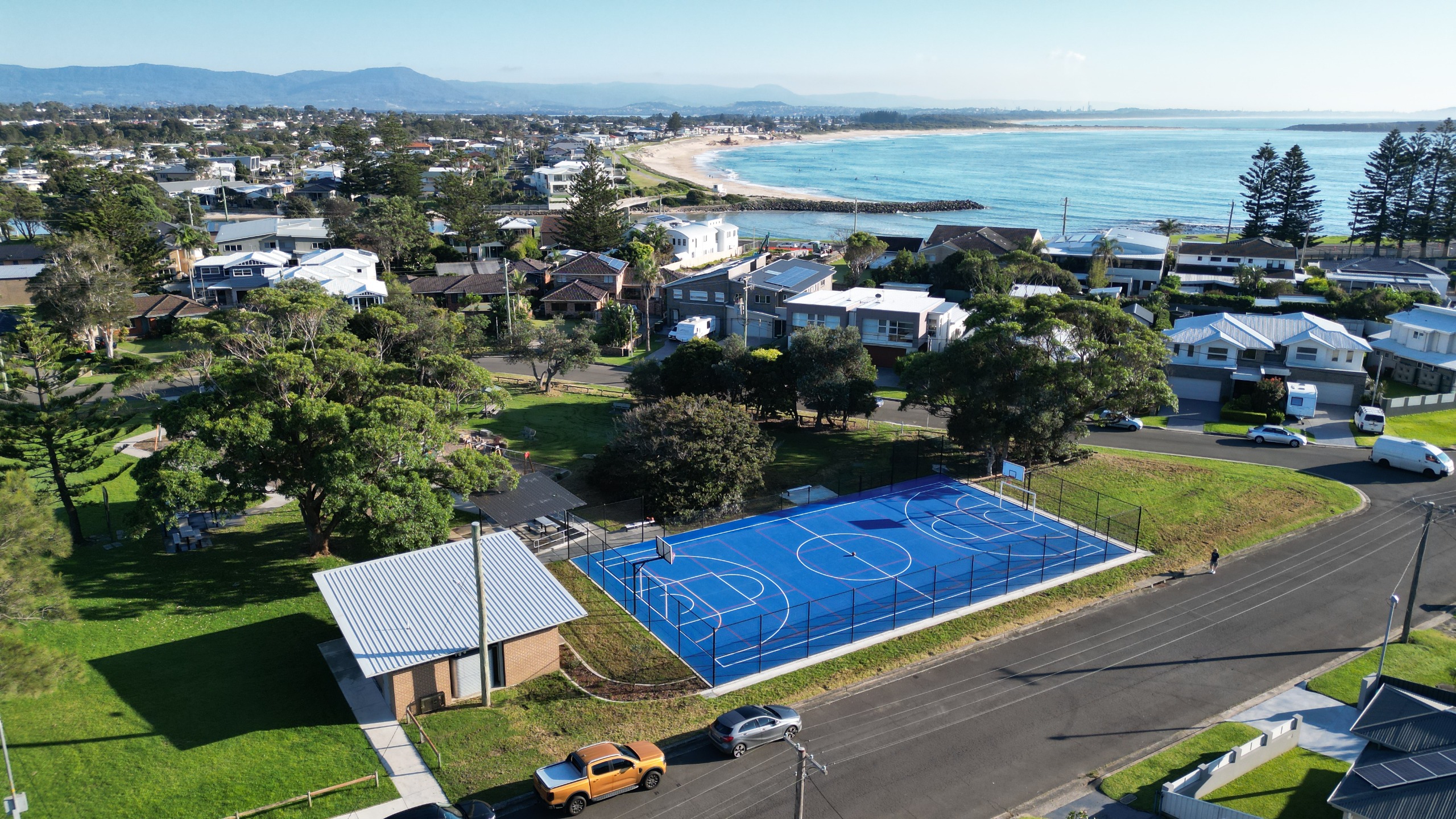 The multi-use court at Dawes Park, Barrack Point is now open for action ...