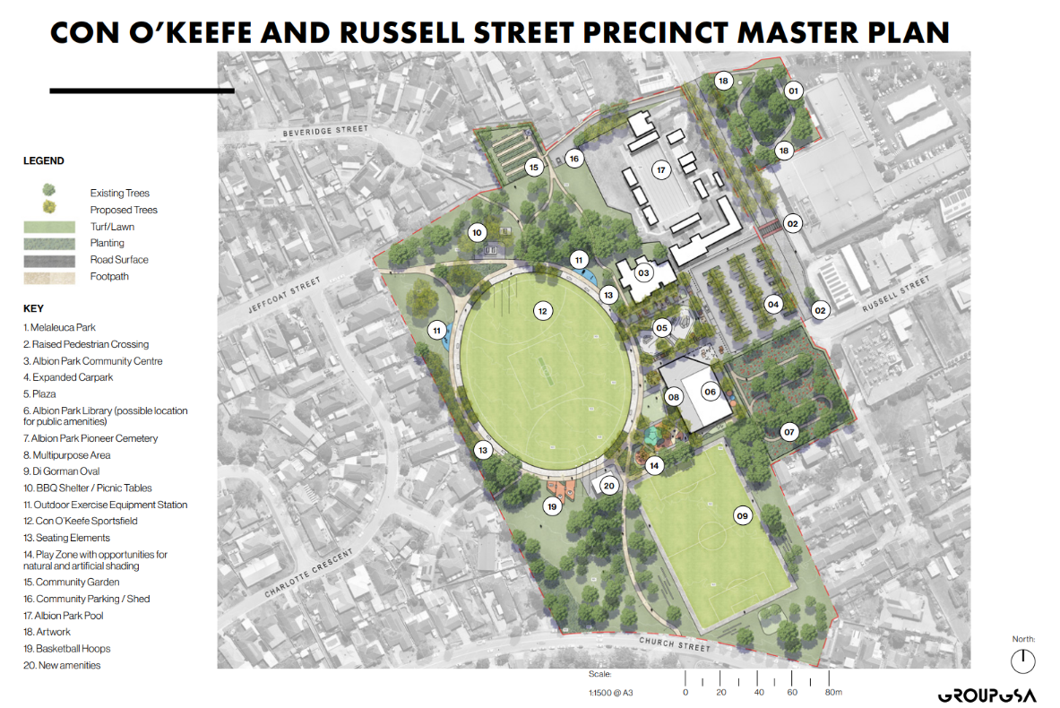 View the Draft Master Plan! | Con O’Keefe and Russell Street Precinct ...