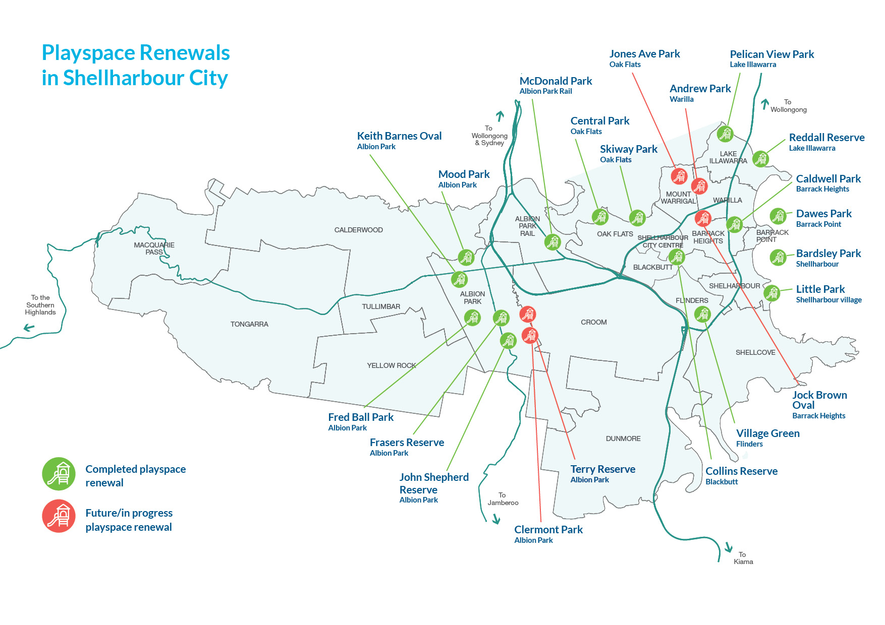 Playground Renewals & Upgrades | Let's Chat Shellharbour